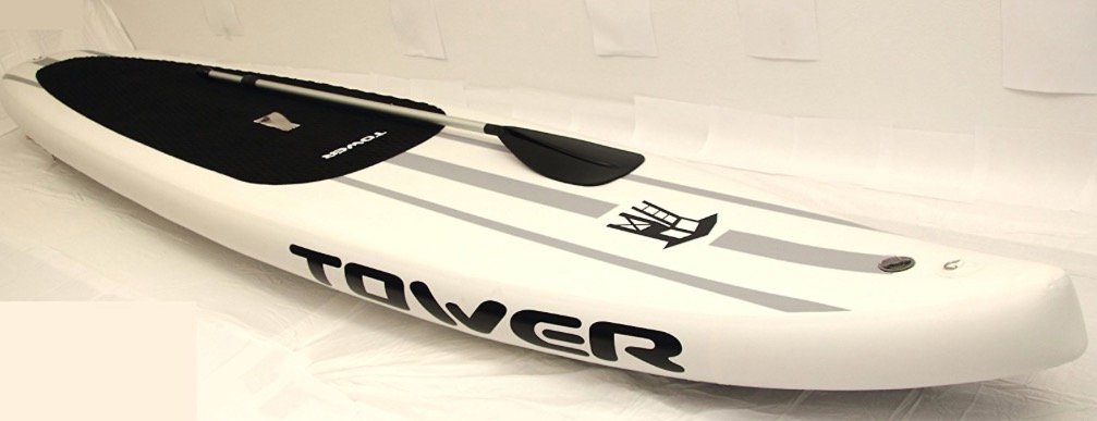 Tower Xplorer SUP Inflatable Stand Up Paddleboard with paddle - Paddle ...